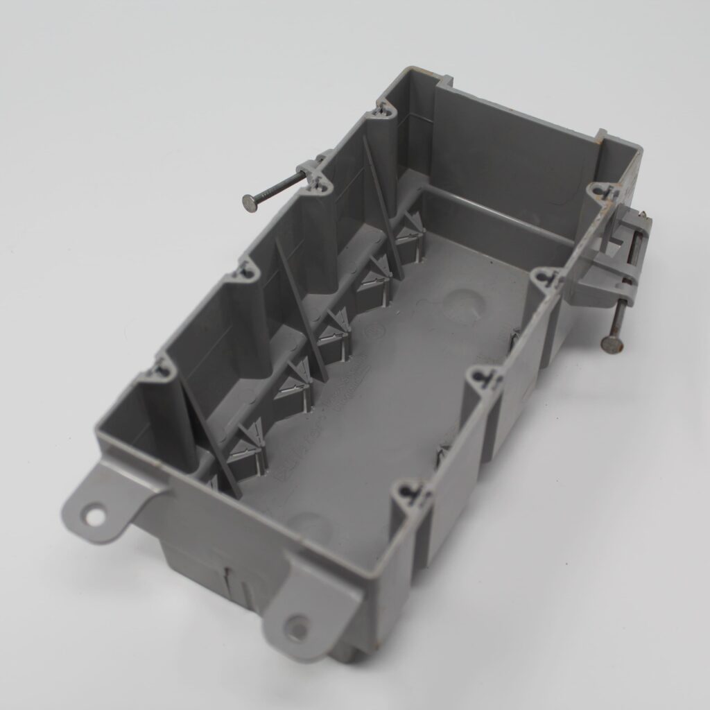 Pack of 2 - 4Gang 55 cu. in. New Outlet Box - MC General Supply